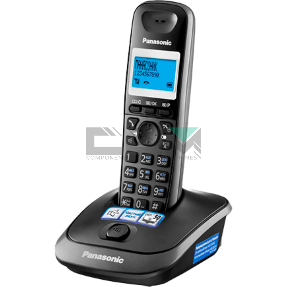KX-TG2511, Радиотелефон Panasonic, 1880Hz, 50m, 300m, 18h, 170h